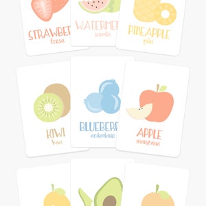 Fruit Flashcards, Toddler Printables, Preschool Curriculum, Preschool ...
