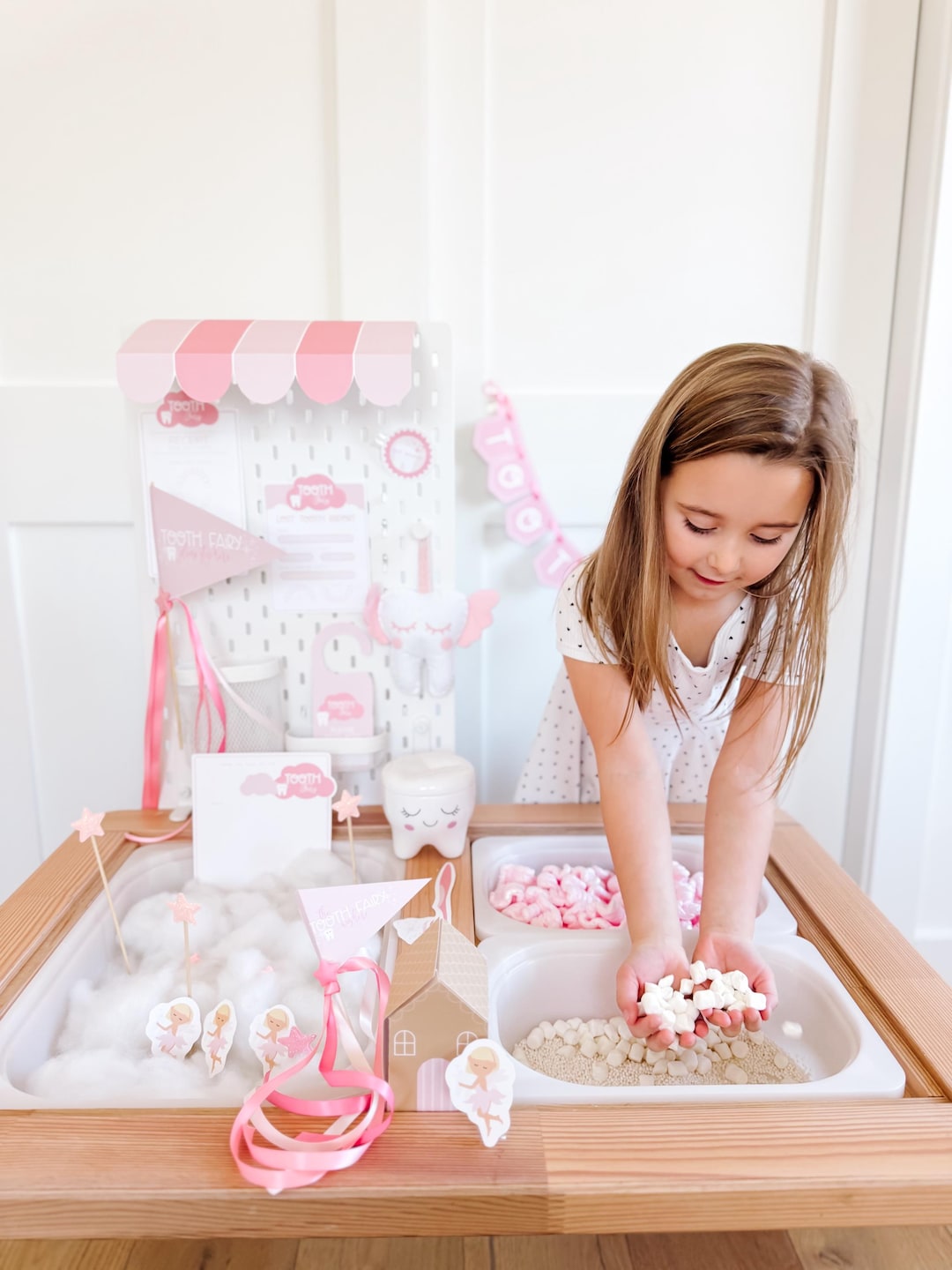 Tooth Fairy Printable Set, Pink Tooth Fairy Certificate Envelope, Tooth ...