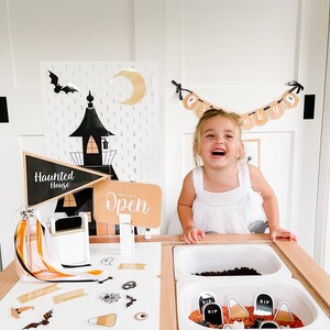 Haunted House Printable Dramatic Play Set and Sensory Bin Accessories ...