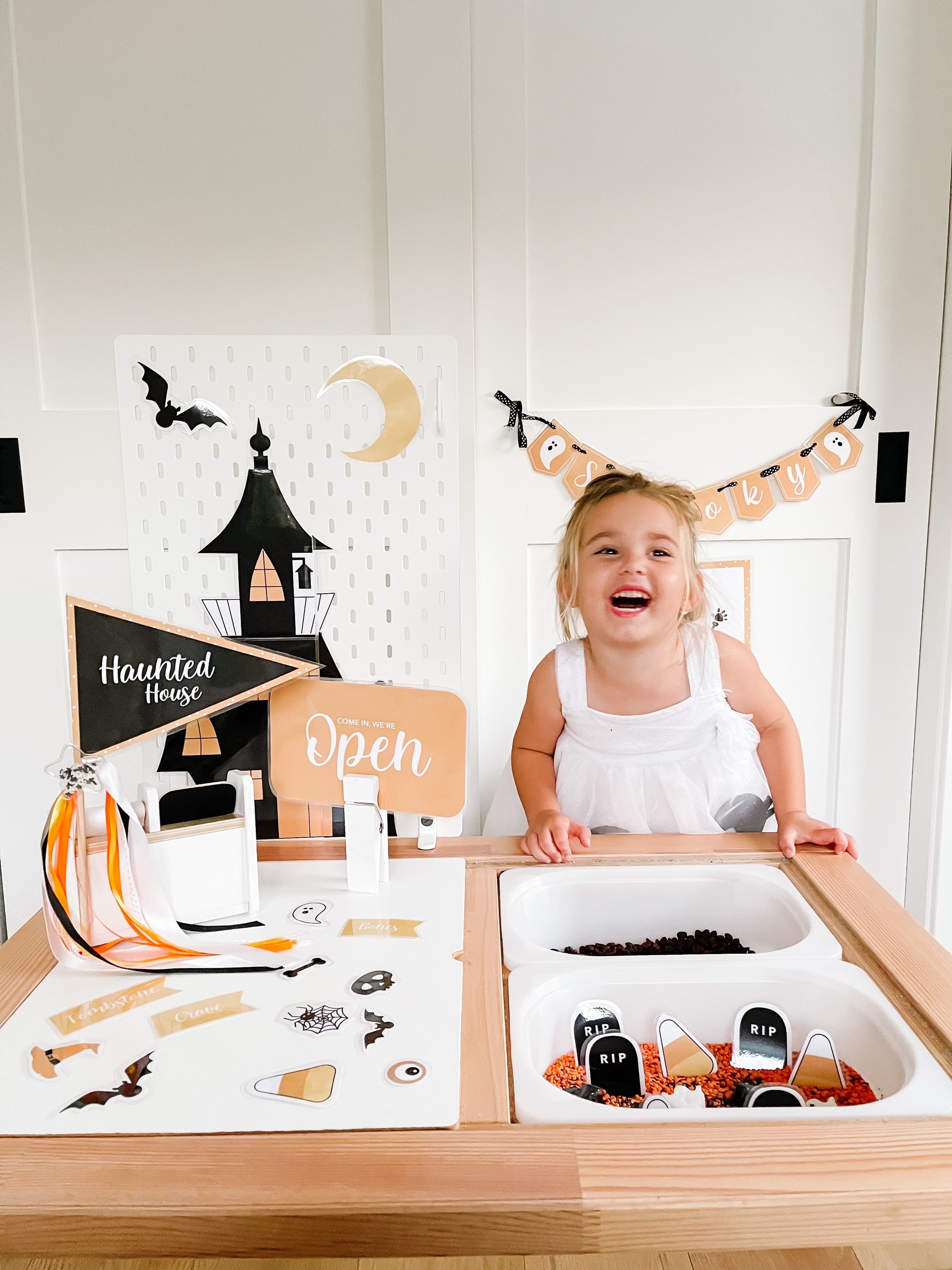 Haunted House Printable Dramatic Play Set, Halloween Sensory Bin (PDF ...