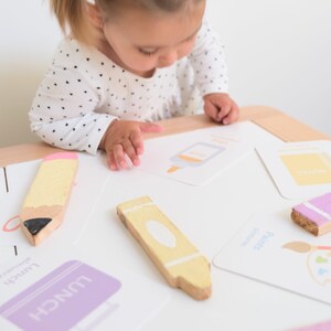 School Supplies Flash Cards, Homeschool Materials, Homeschool ...