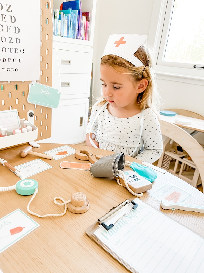 Doctor's Office Printable Dramatic Play Set and Sensory | Etsy