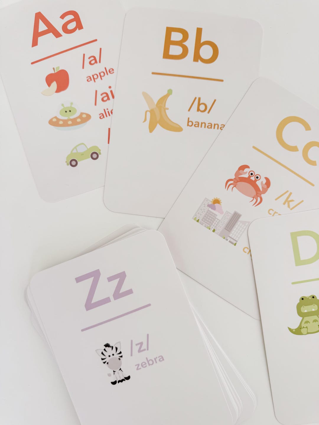 Letter Sounds Flashcards for Teaching Kids Phonics - Etsy
