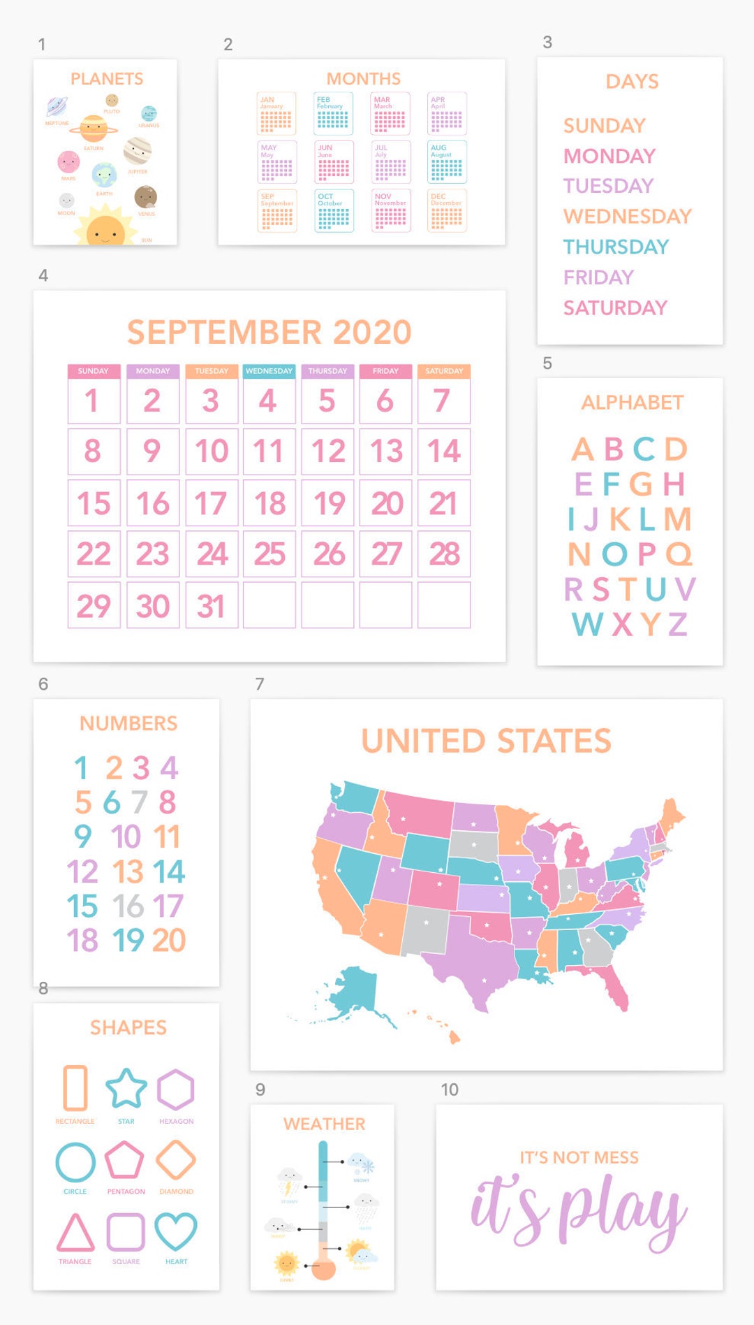 Morning Board Digital Files - Etsy