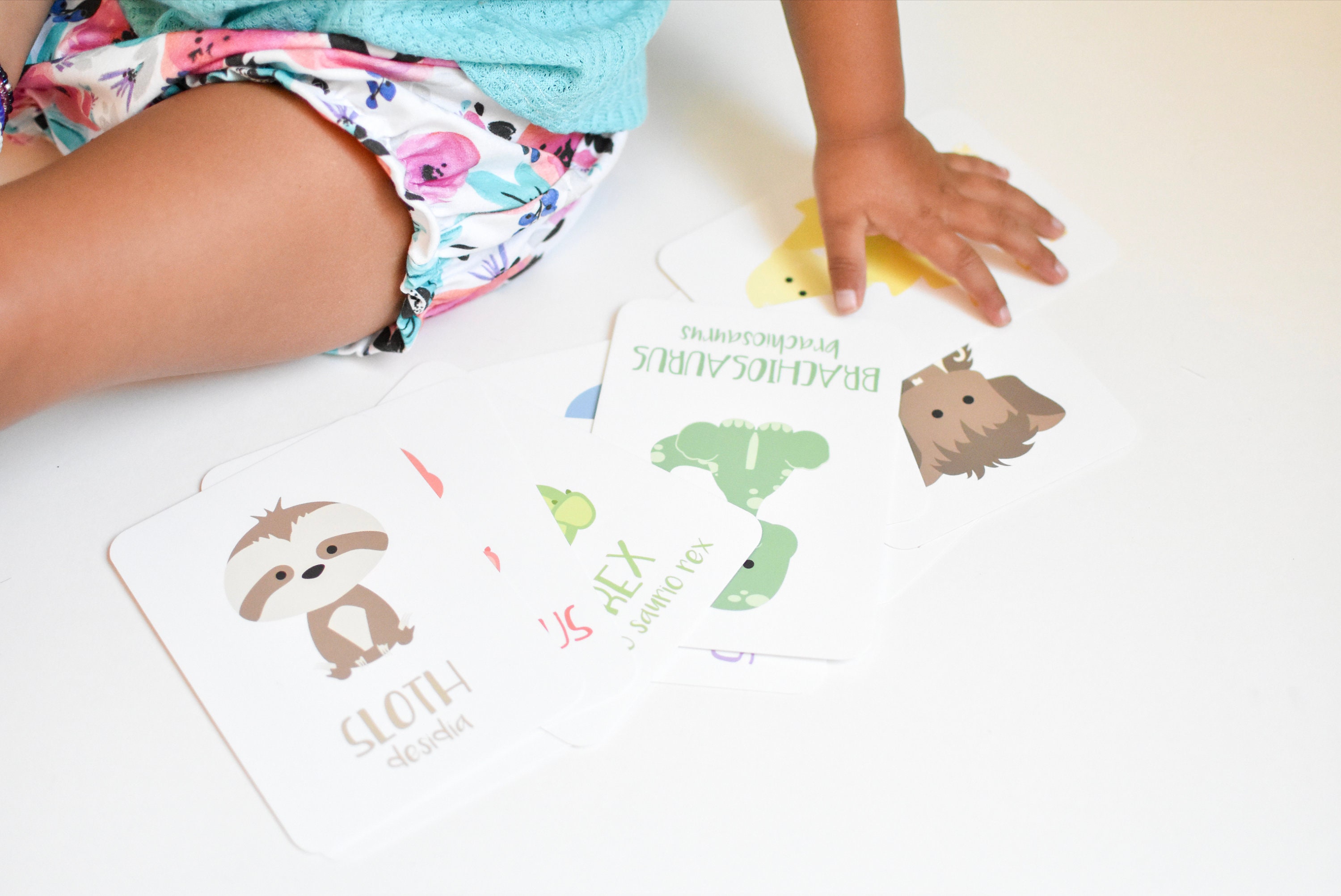 Dinosaur Flashcards Toddler Quiet Activity Travel Toy Mini - Etsy