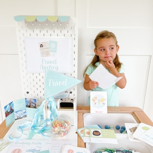 Travel Agency Printable Dramatic Play Set and Sensory Bin Accessories ...