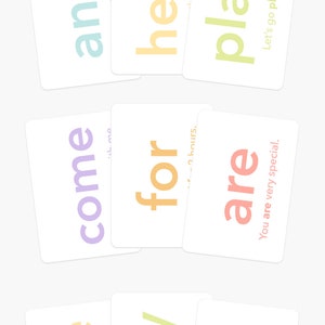 30 Sight Words Flash Cards, Sight Words Flash Cards, Phonetics, Phonics ...