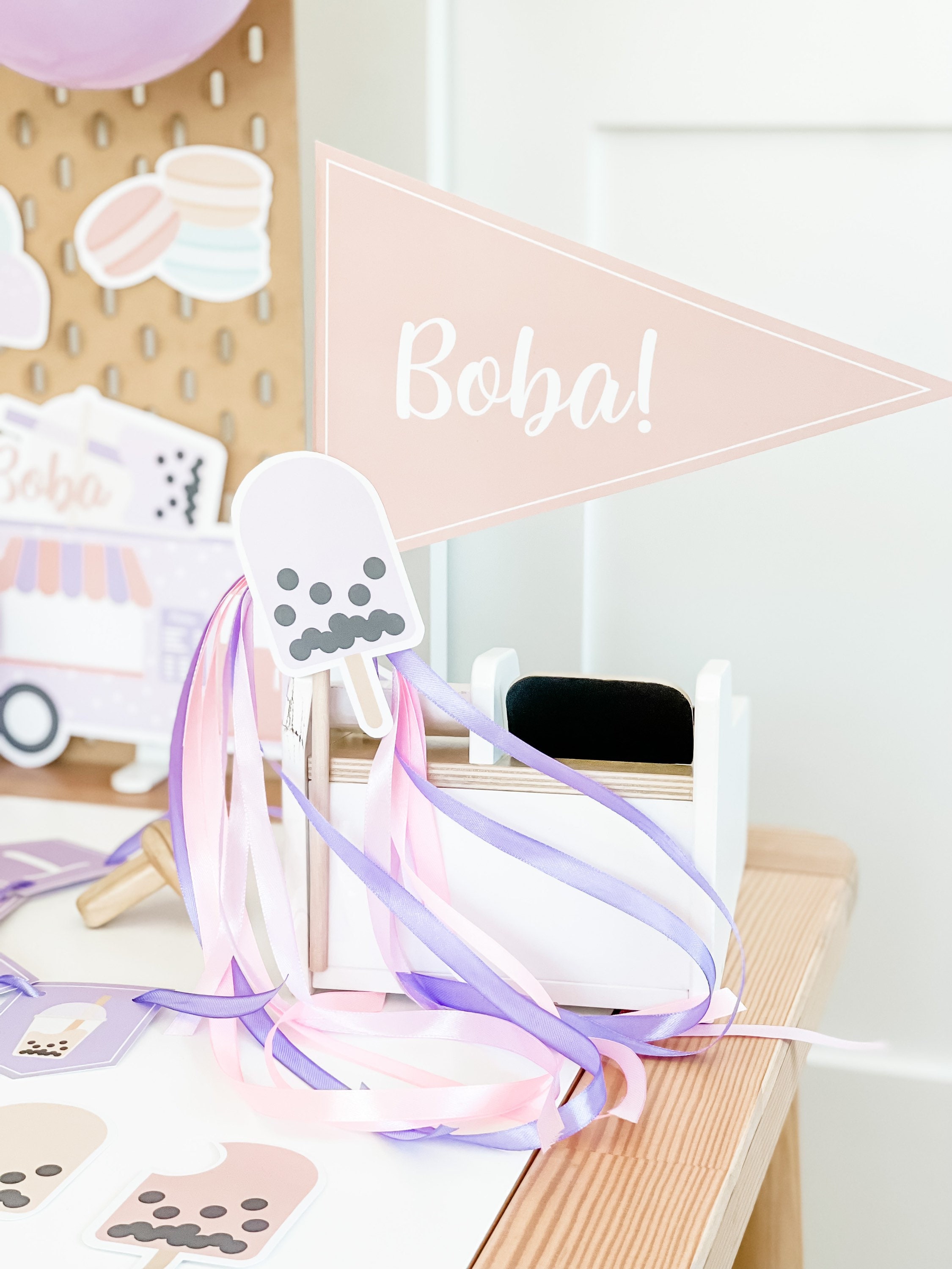 Boba Shop Printable Dramatic Play Set Boba Truck Dim Sum - Etsy UK