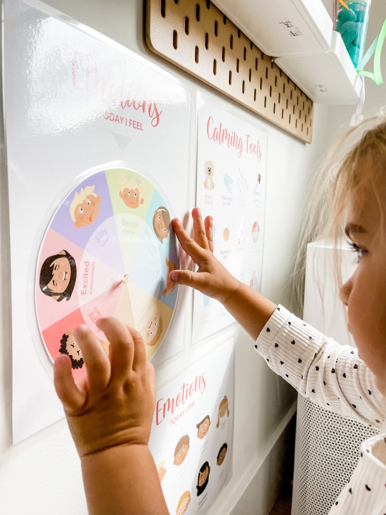 Emotions Poster Set of 3 for Your Playroom Calming Corner or Preschool ...