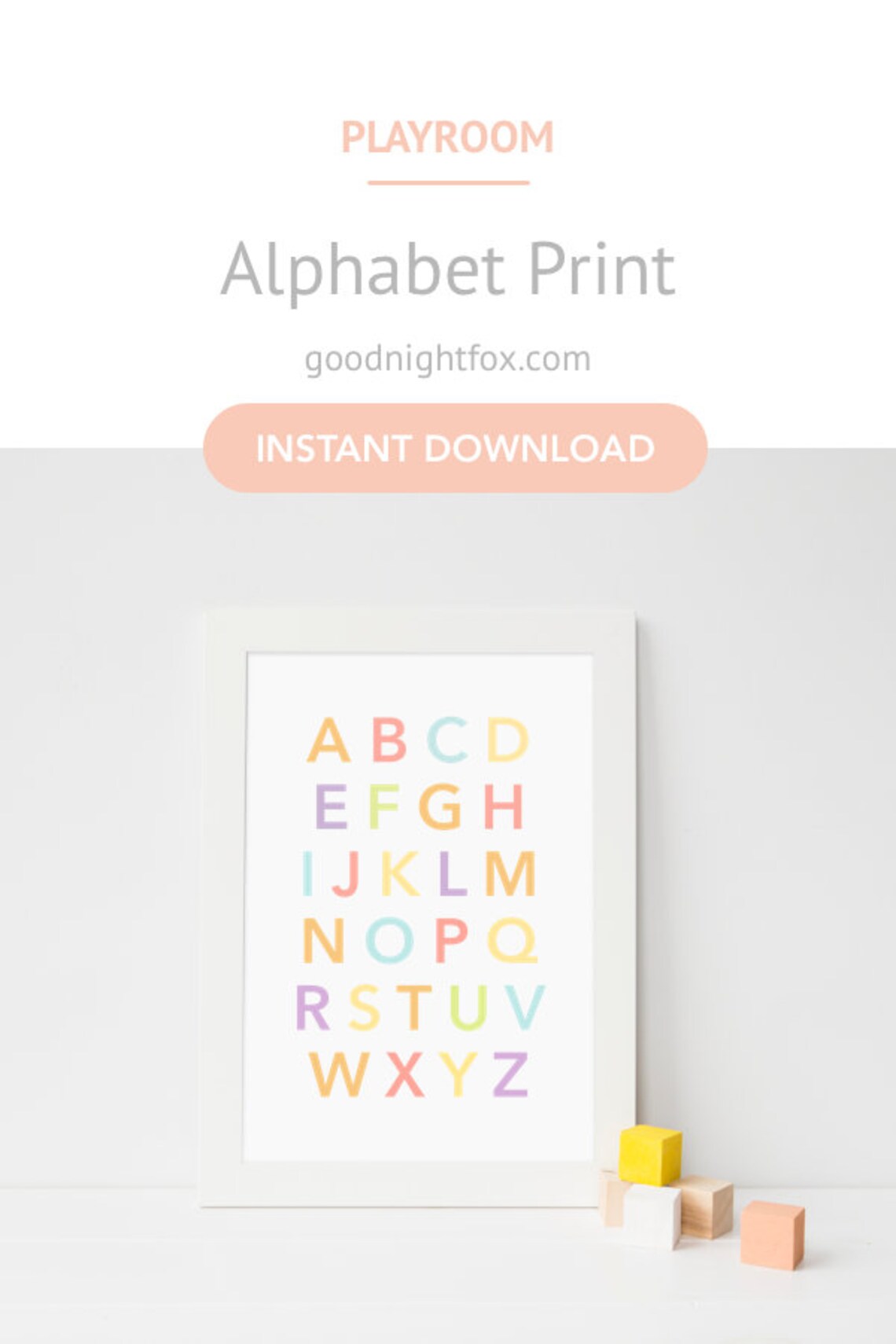 Montessori Wall Art Montessori Decor Learn Alphabet | Etsy