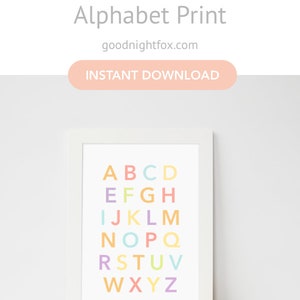 Montessori Wall Art, Montessori Decor, Learn Alphabet, Preschool, Large ...