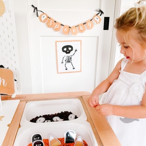 Haunted House Printable Dramatic Play Set and Sensory Bin Accessories ...