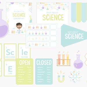 Science Lab Dramatic Play & Printable Worksheets - Etsy Australia