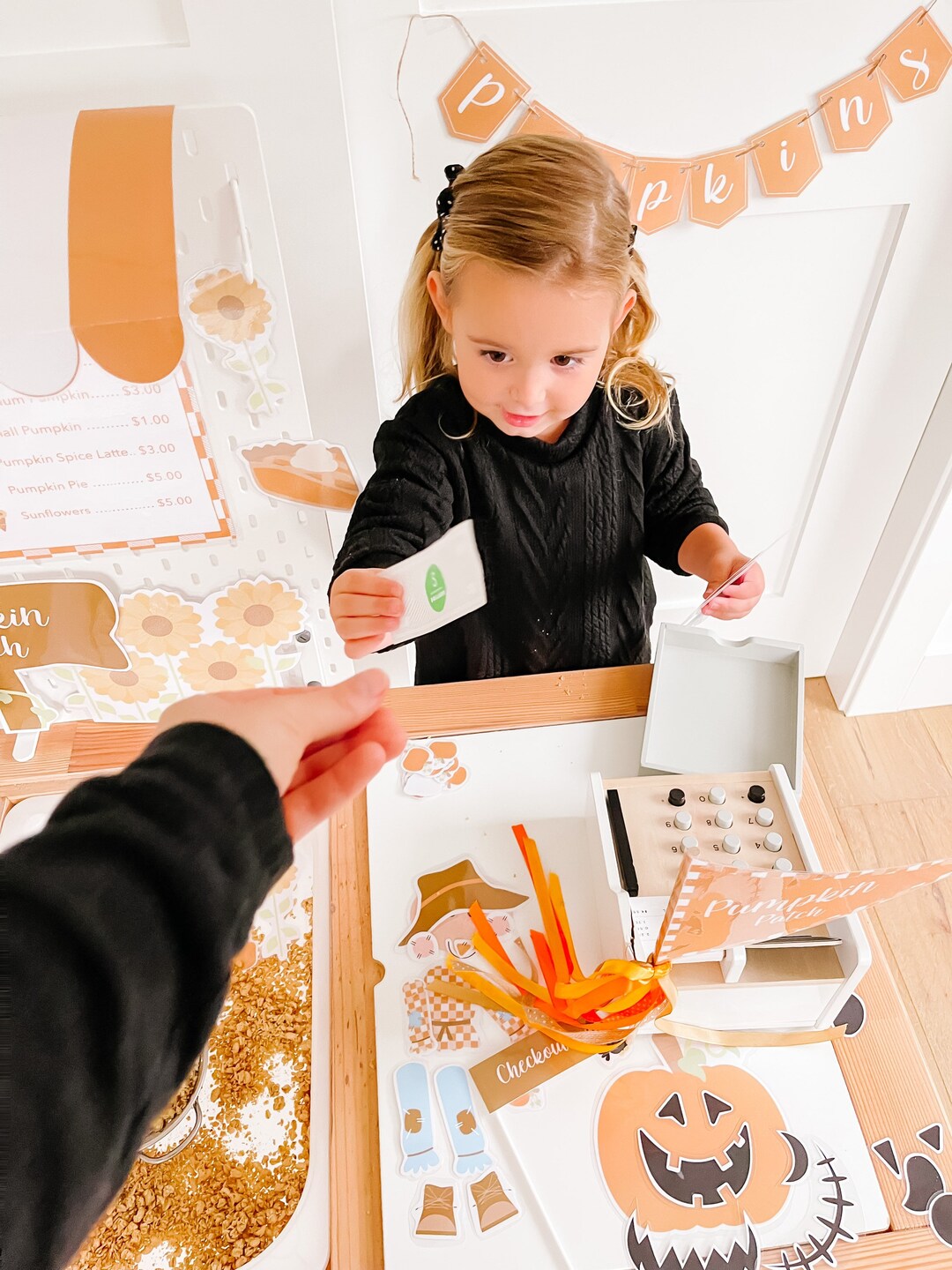 Pumpkin Patch, Printable Dramatic Play Set and Sensory Bin Accessories ...