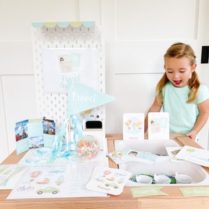 Travel Agency Printable Dramatic Play Set and Sensory Bin Accessories ...