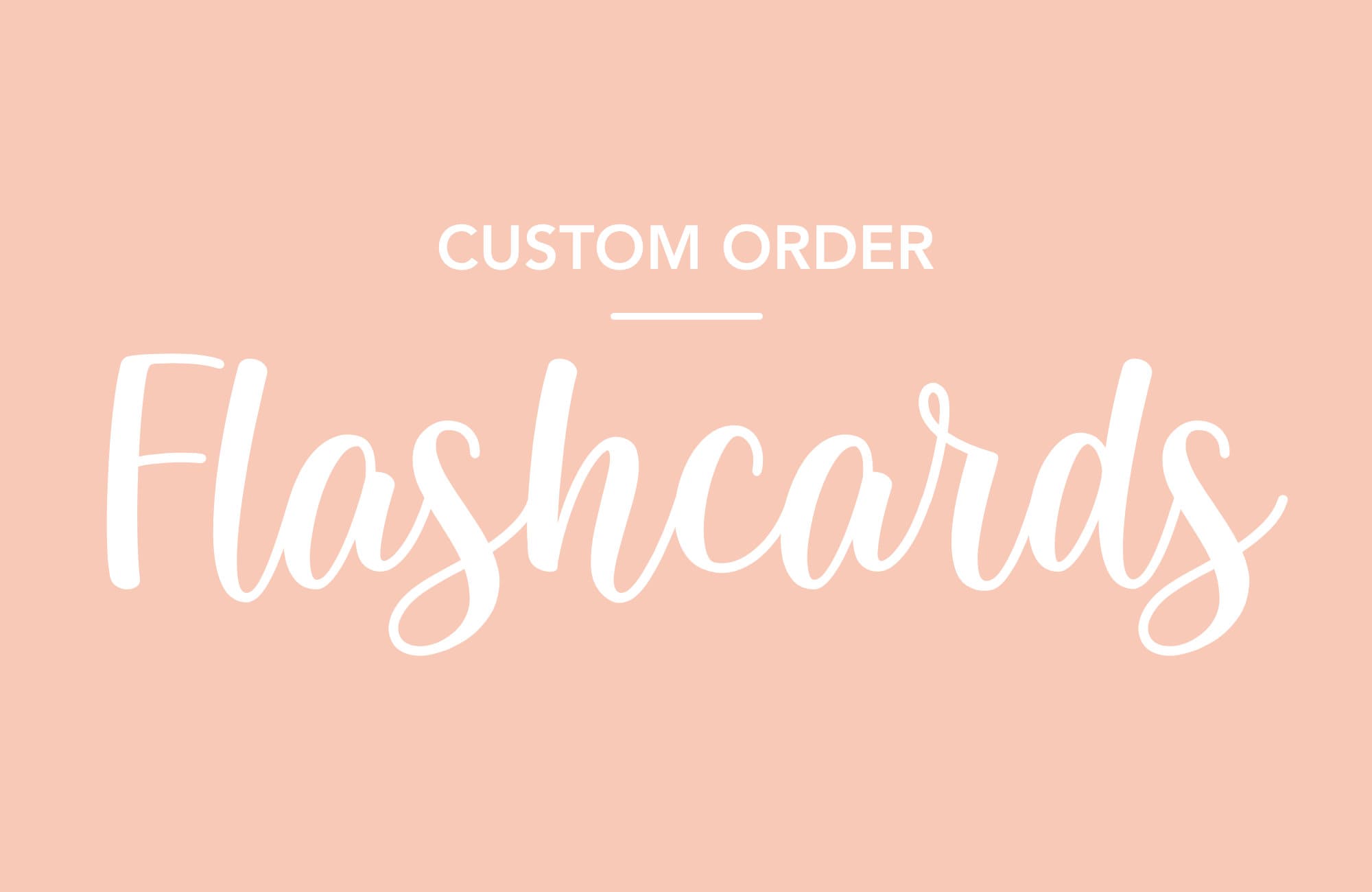 Custom Flashcard Sets - Etsy