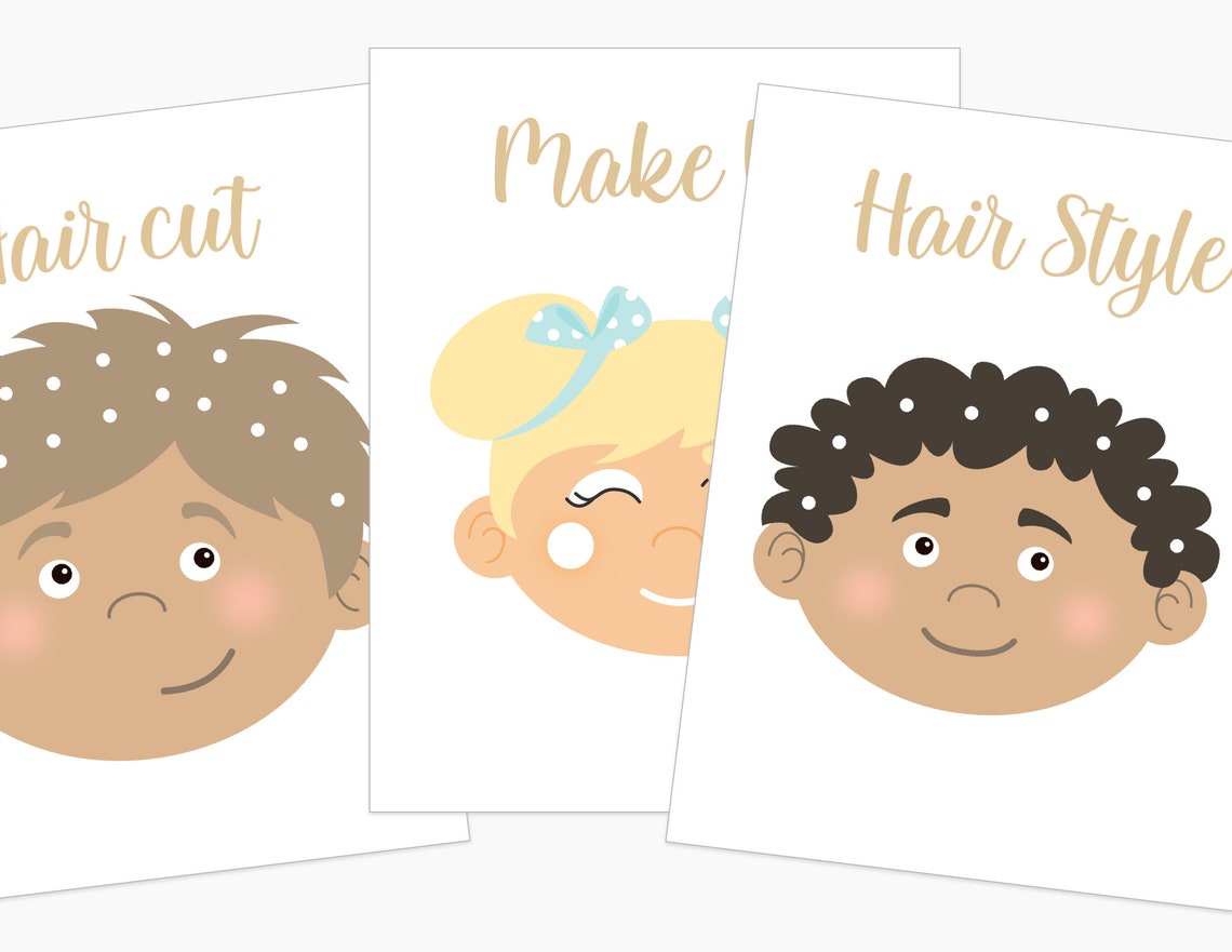 Salon Hair Nail Printables, Printable Play, Printable Activities ...