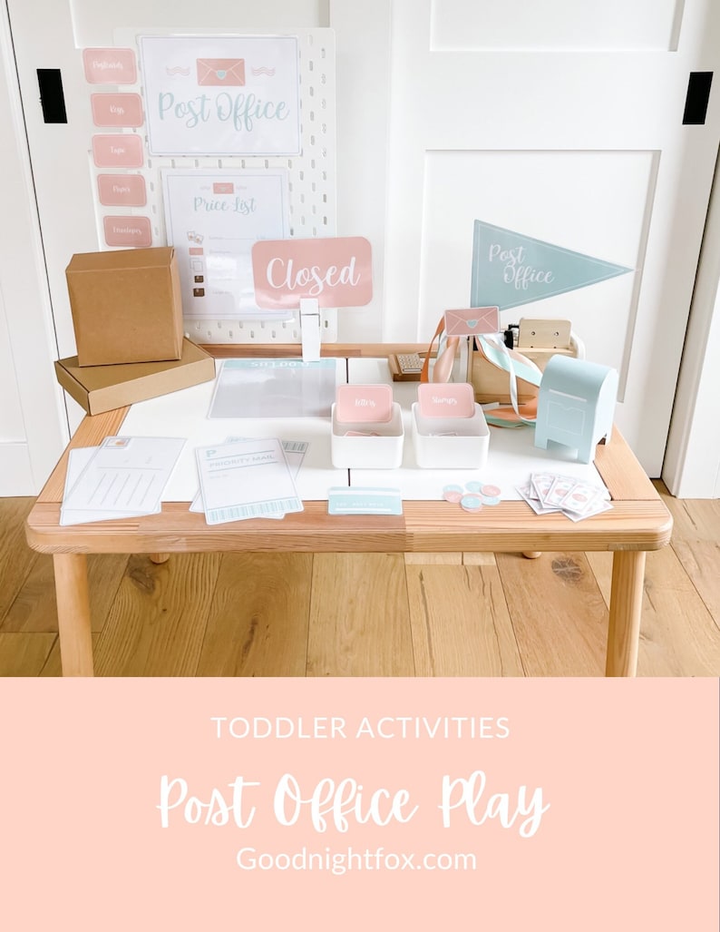 Post Office Dramatic Play Printable Dramatic Play Set - Etsy