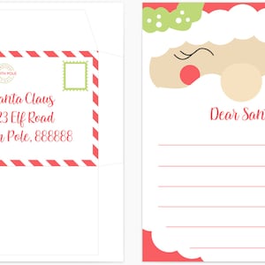 Letter to Santa Kits, Post Card to Santa, Kids Christmas List, Gift ...