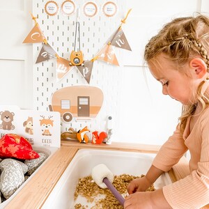 Camping Printable Dramatic Play Set and Sensory Bin Accessories - Etsy