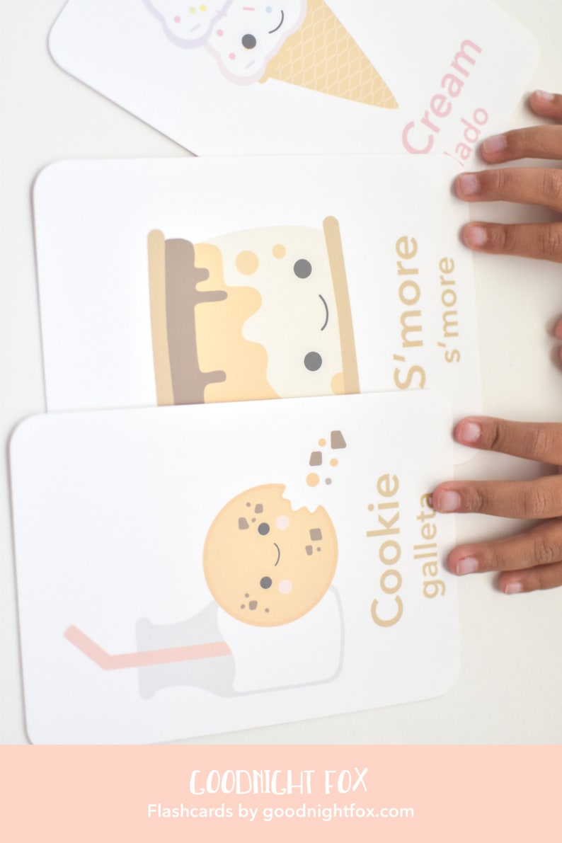 Sweets Flashcards Toddler Education Preschool Curriculum - Etsy