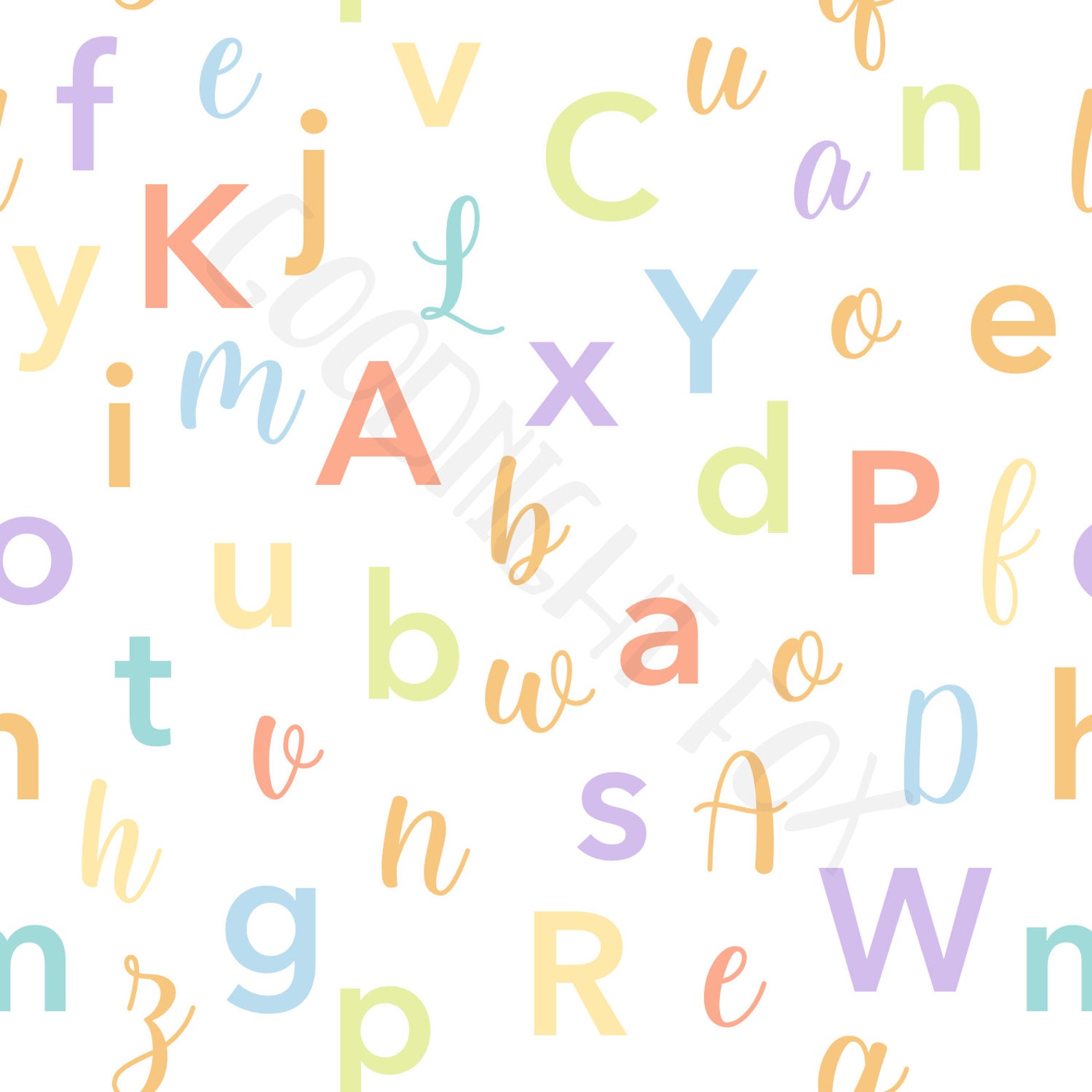 Back to School Fabric Designs Word Search Fabric Designs - Etsy