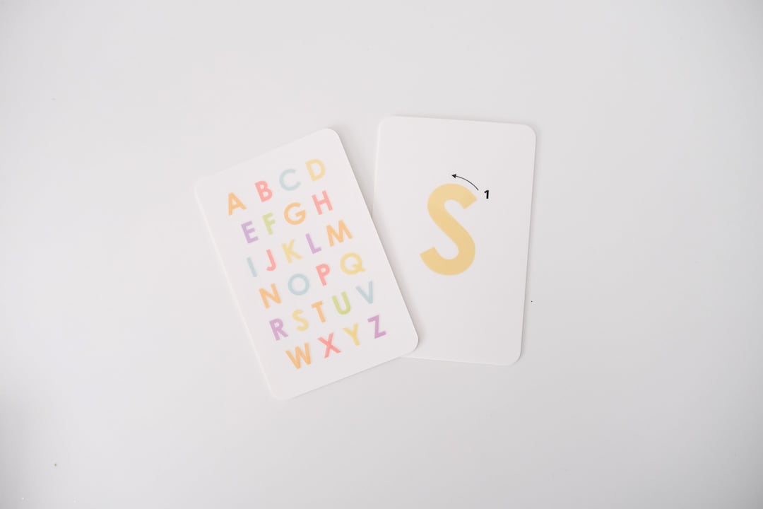 Tracing Alphabet Flash Cards, Tactile Learning, Alphabet Flash Cards ...