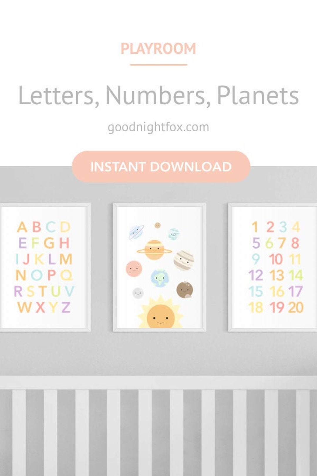 Montessori Wall Art, Montessori Decor, Learn Alphabet, Preschool, Large ...