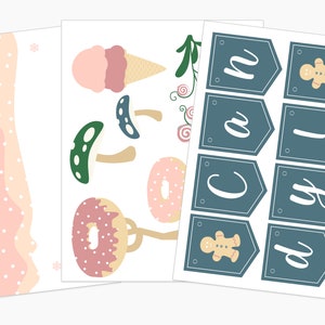 Nutcracker Land of Sweets, Digital Download, Themed Winter Holiday ...