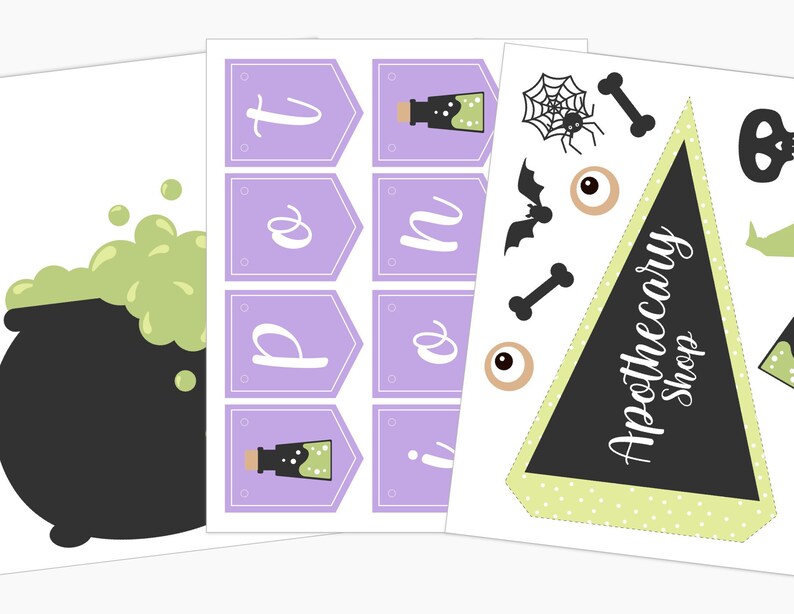 Witches Brew Potion Printable Dramatic Play Set and Sensory Bin ...