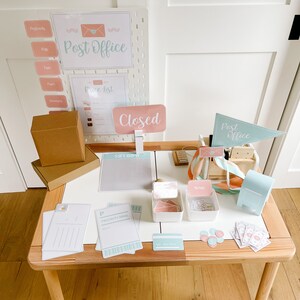 Post Office Dramatic Play Printable Dramatic Play Set - Etsy