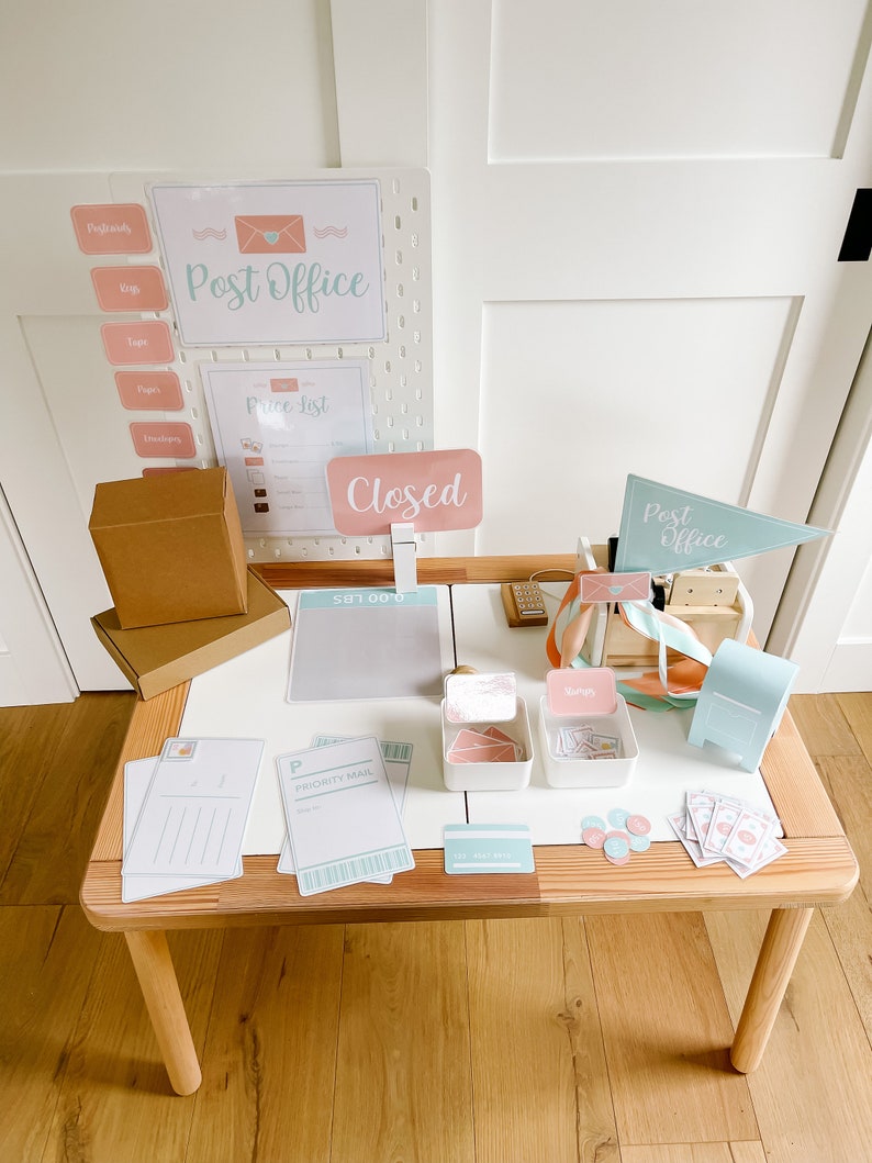 Post Office Dramatic Play Printable Dramatic Play Set - Etsy