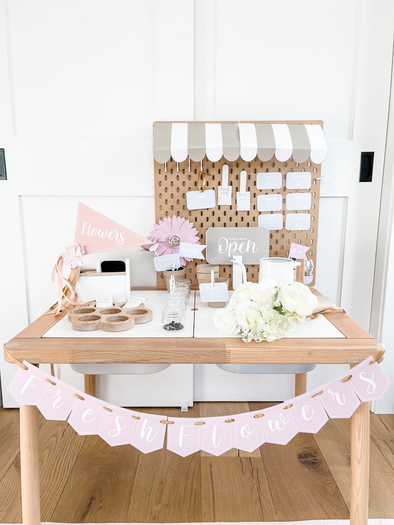 Flower Shop Printable Dramatic Play Set and Florist Playroom - Etsy