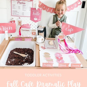 Coffee Shop Dramatic Play Printable Dramatic Play Set - Etsy