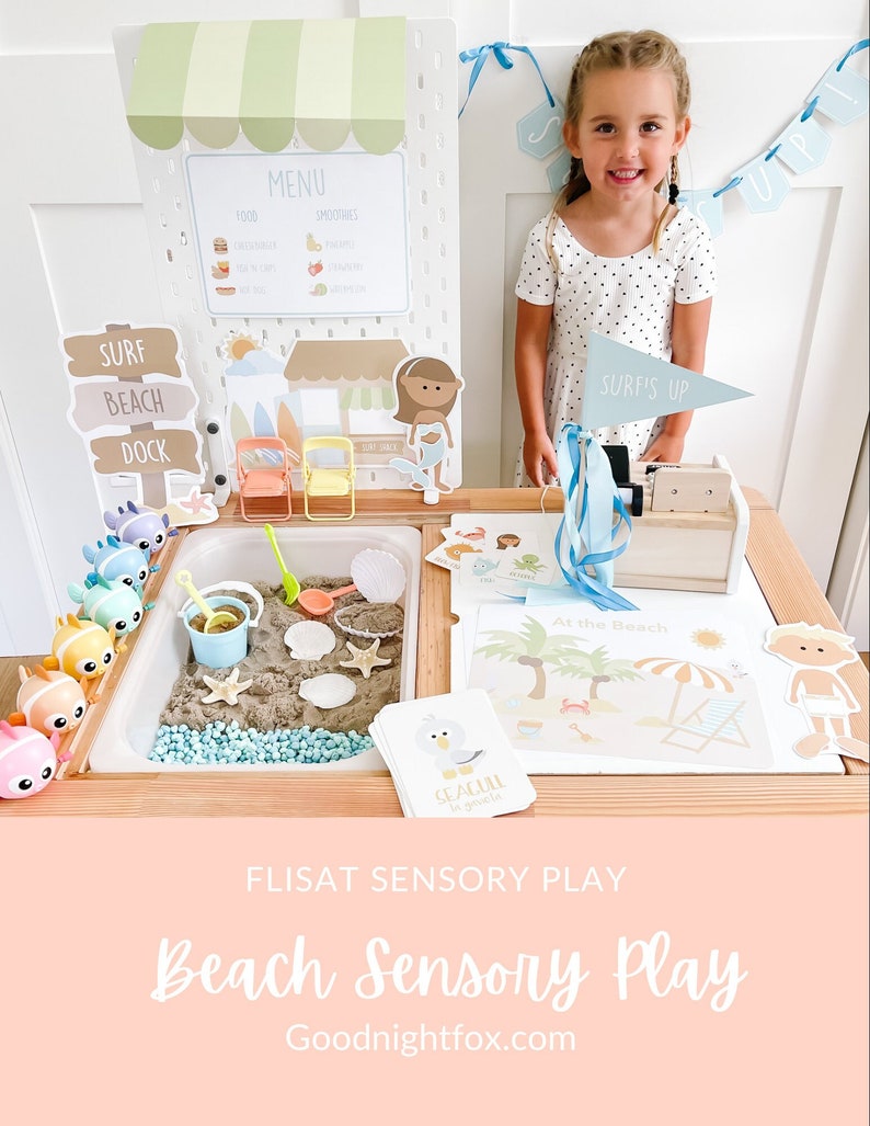 Surf Shack Ocean Beach Dramatic Play & Printable Worksheets - Etsy