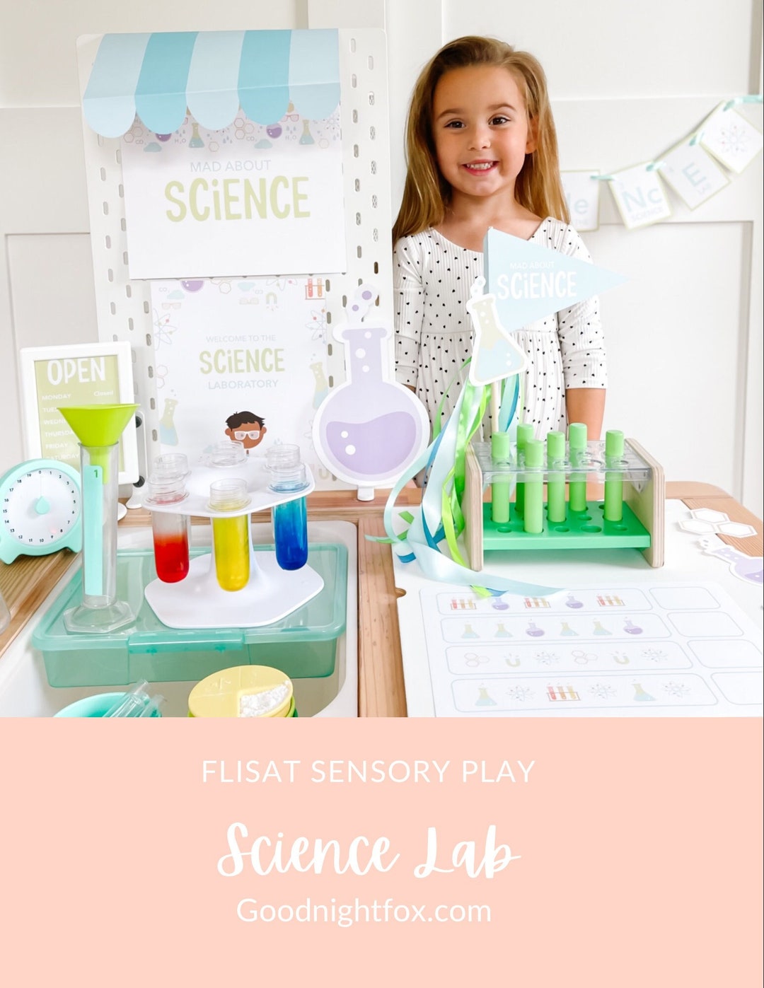 Science Lab Dramatic Play & Printable Worksheets - Etsy