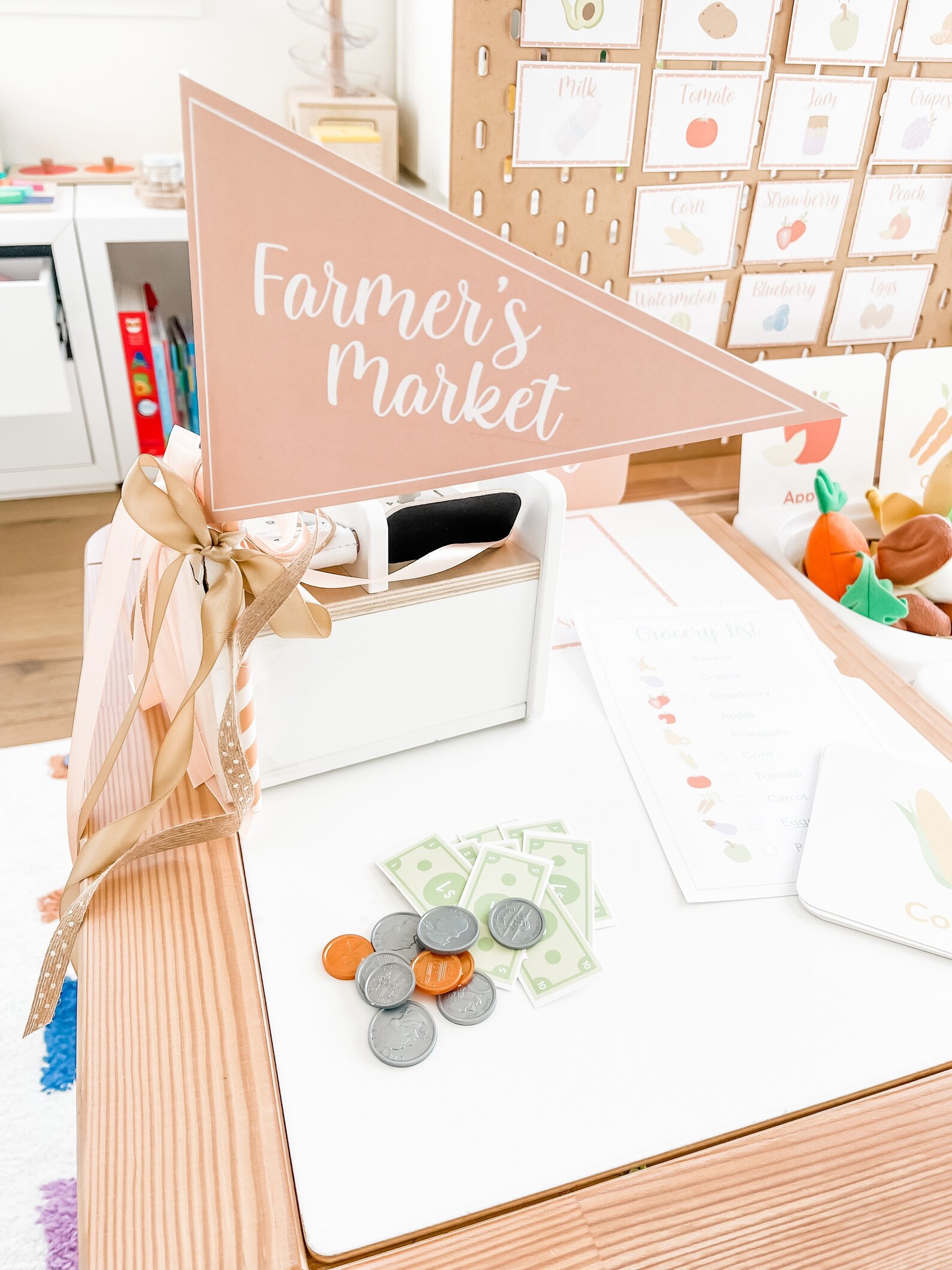 Farmer's Market Printable Dramatic Play Set - Etsy
