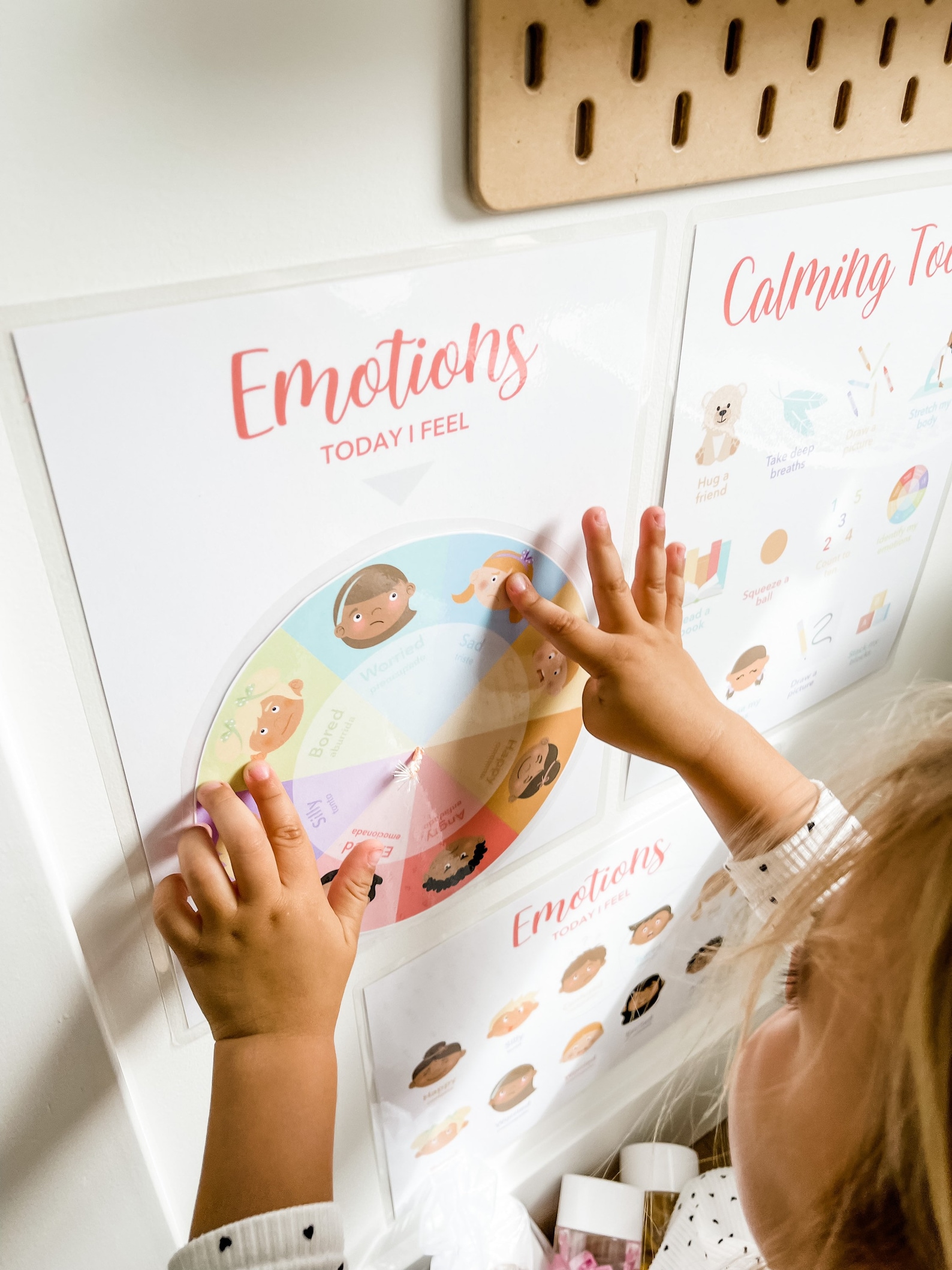 Emotions Poster Set of 3 for Your Playroom Calming Corner or Preschool ...