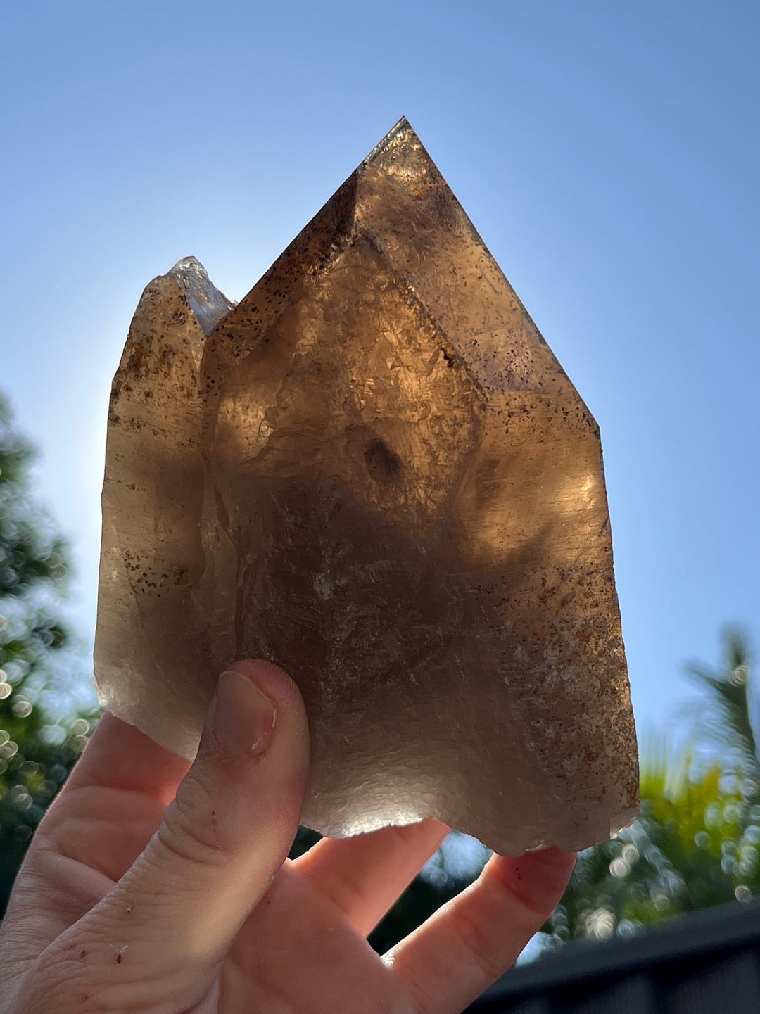 Australian Smoky Quartz Thunderbolt Pocket Crystal - Kingsgate NSW - Etsy