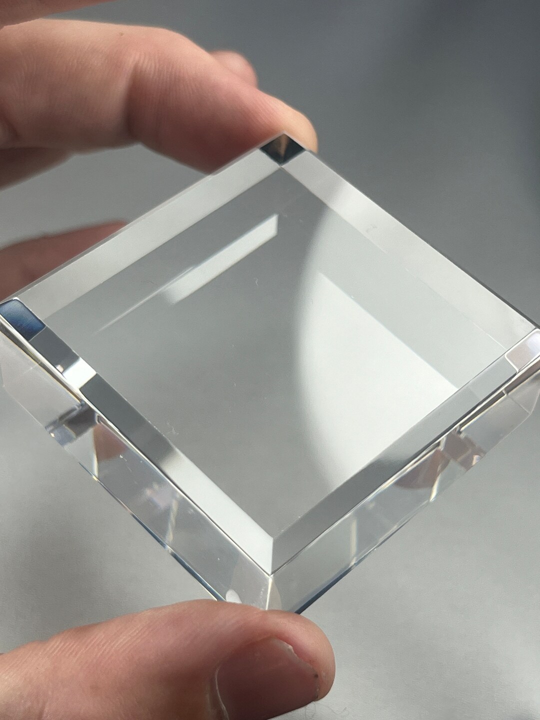 Acrylic Display Stand With Beveled Edge /medium - Etsy