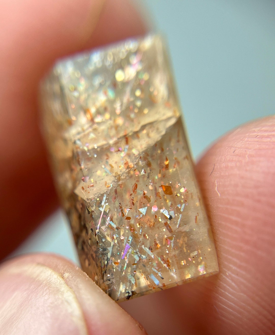 Rainbow Lattice Sunstone - Rainbow Lattice - Cabochon (free Form Style ...