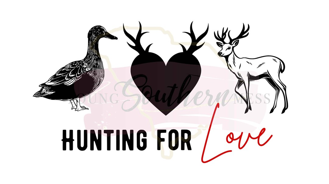 Hunting for Love PNG Valentine's Day PNG Hunting Valentine's Day ...