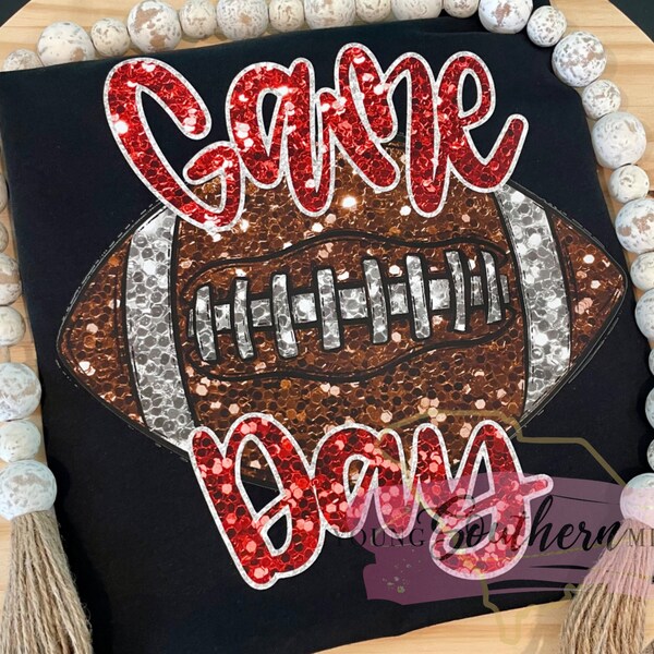 Football Sequin Shirt - Etsy