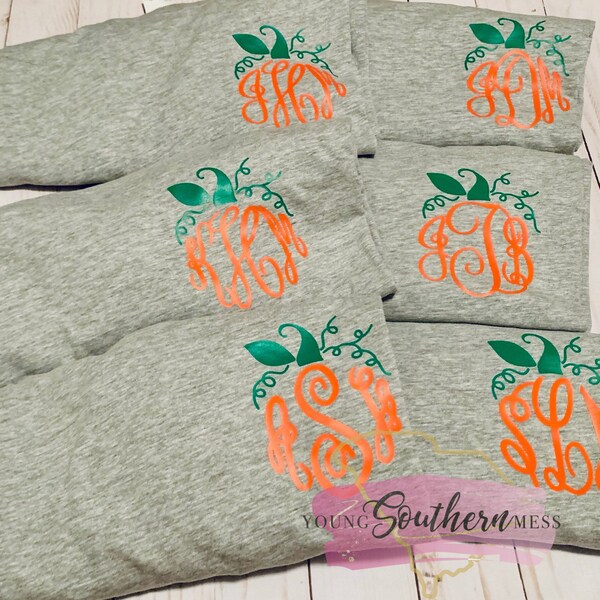 Monogram Tshirts - Etsy