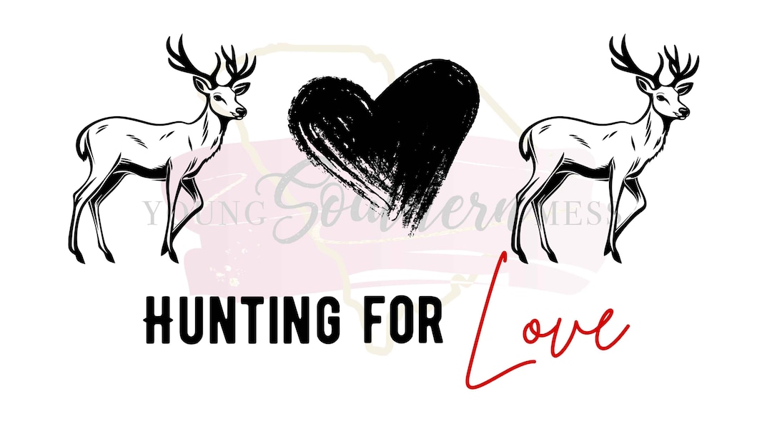 Hunting for Love PNG Valentine's Day PNG Hunting Valentine's Day ...