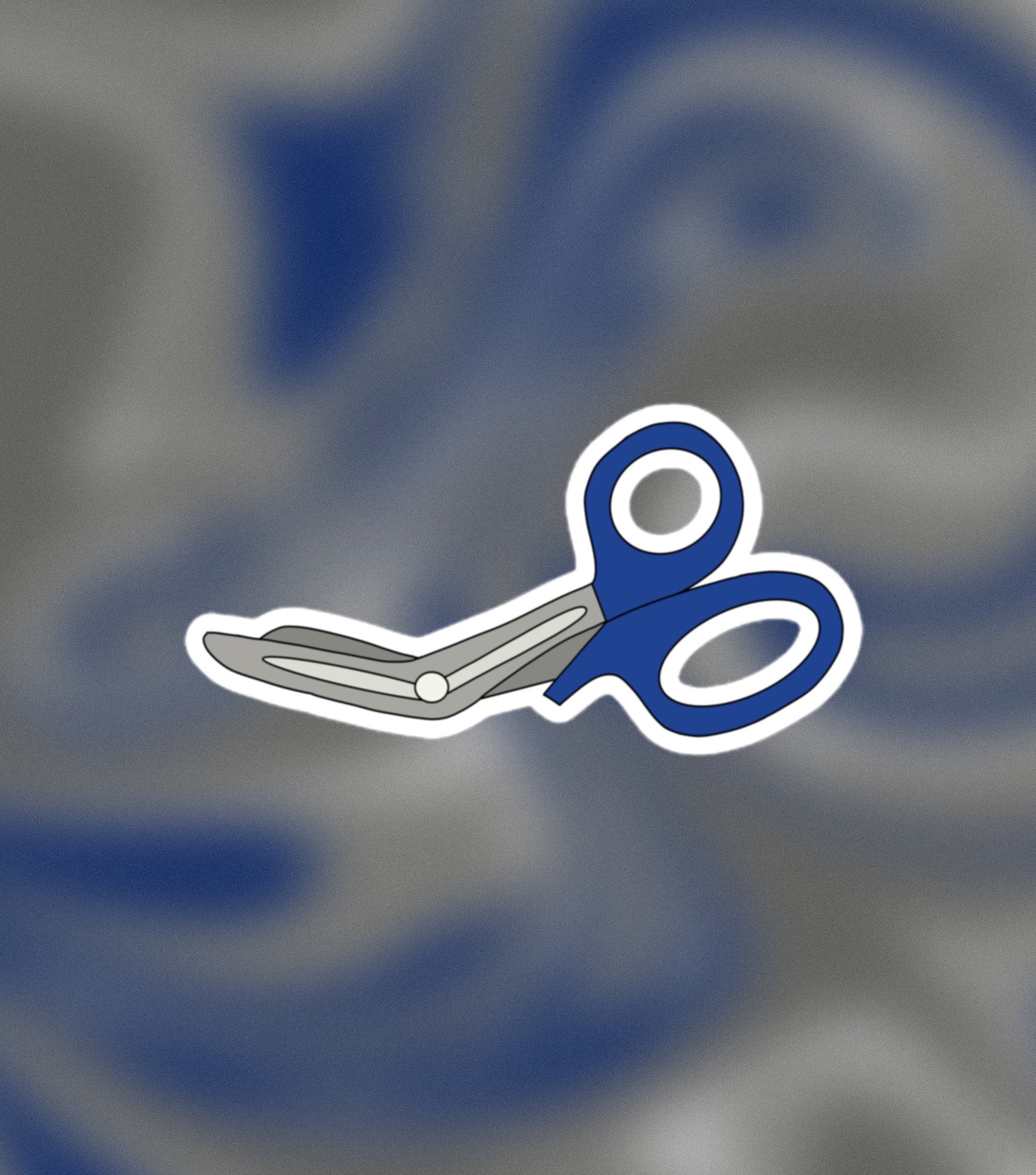 Trauma Shears Blue