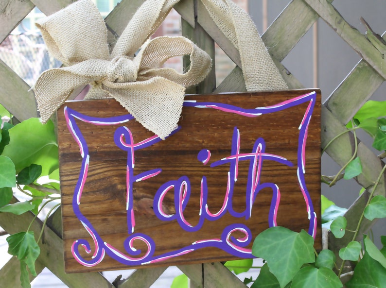 Faith Sign | Etsy