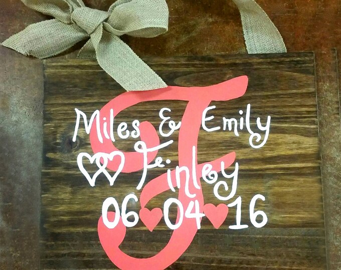 Wedding Initial Sign - Etsy