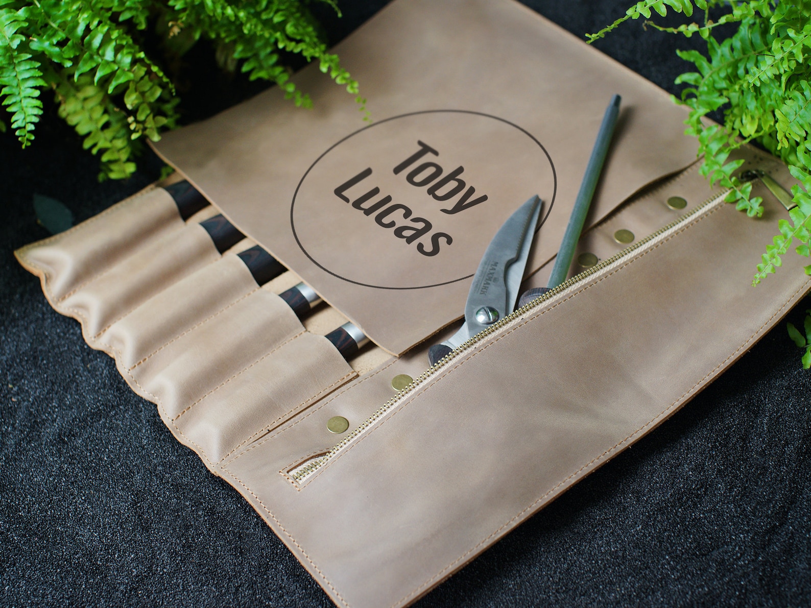 Personalized Leather Knife Roll Custom Knife Case Leather - Etsy