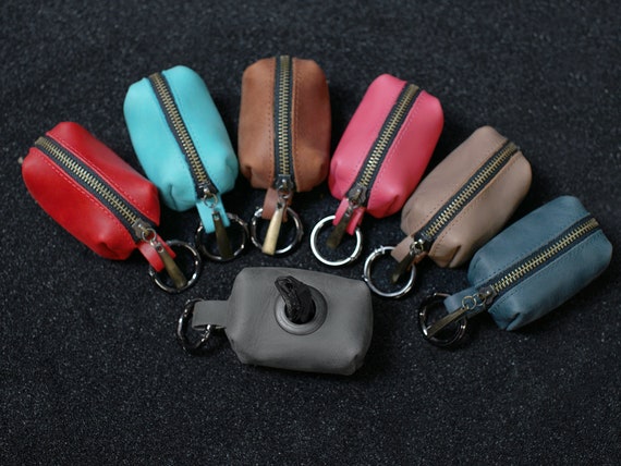 Personalized Dog Poop Bag Holder Leather Dog Waste Bag | Etsy